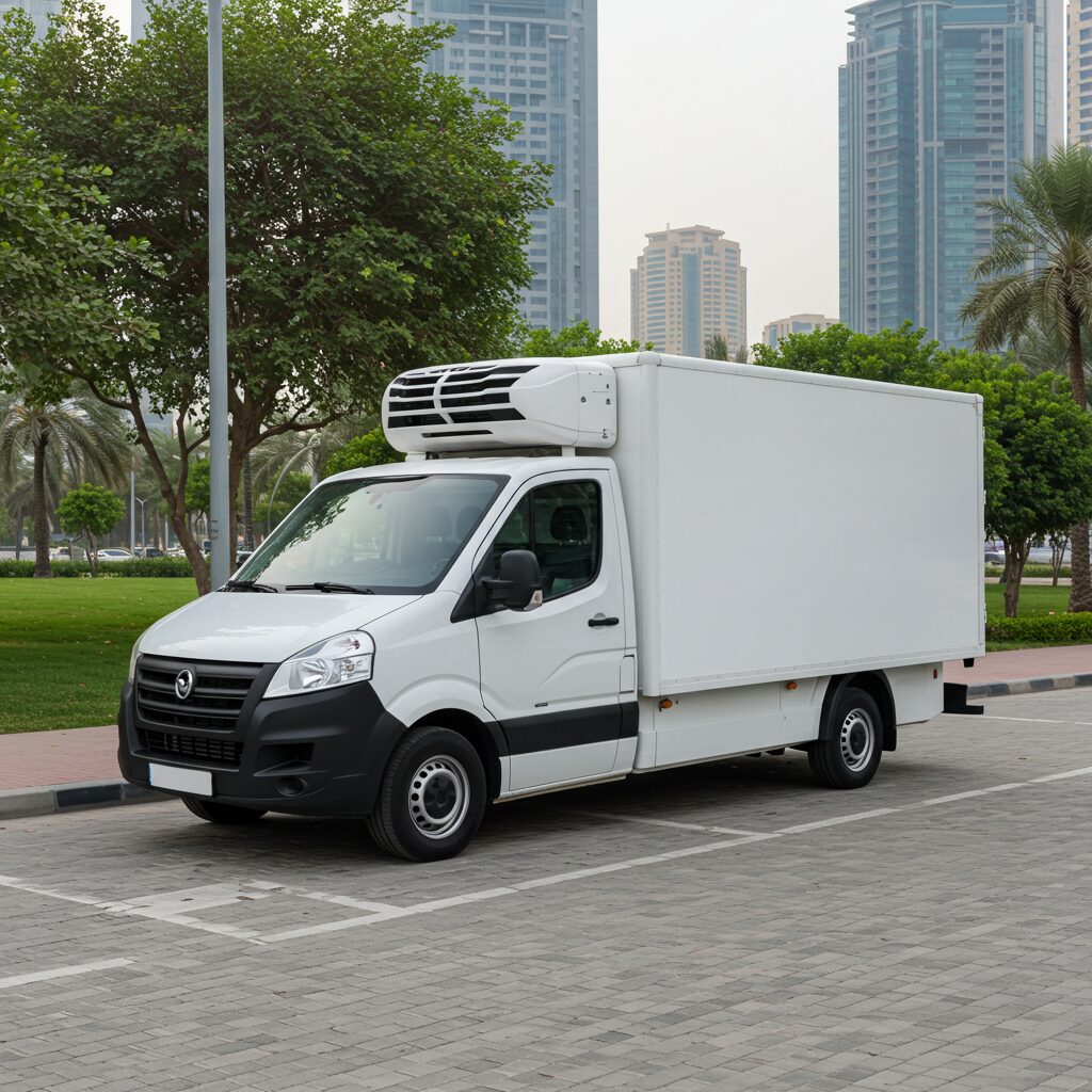 Chiller Van Rental Sharjah – Affordable Freezer Vans 24/7 services